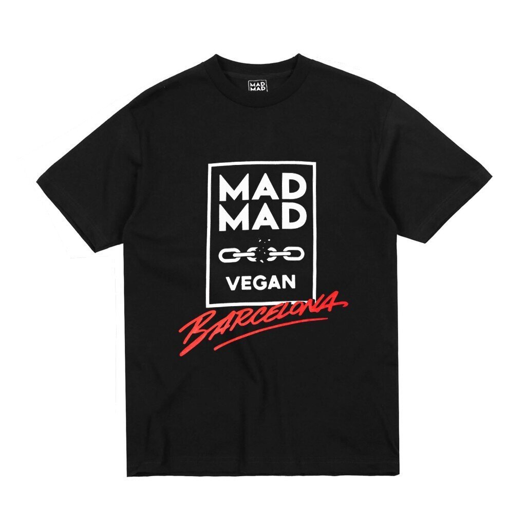 CAMISETA MAD MAD VEGAN BARCELONA | MAD MAD VEGAN